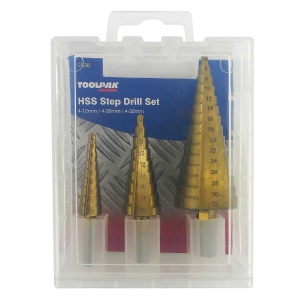 Step Drill Bit | HSS Step Drill