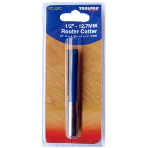 12.7 x 50mm Straight Router Cutter ½"