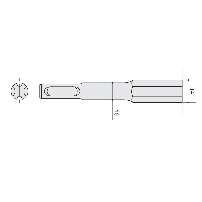 3 Piece SDS Plus Chisel Set