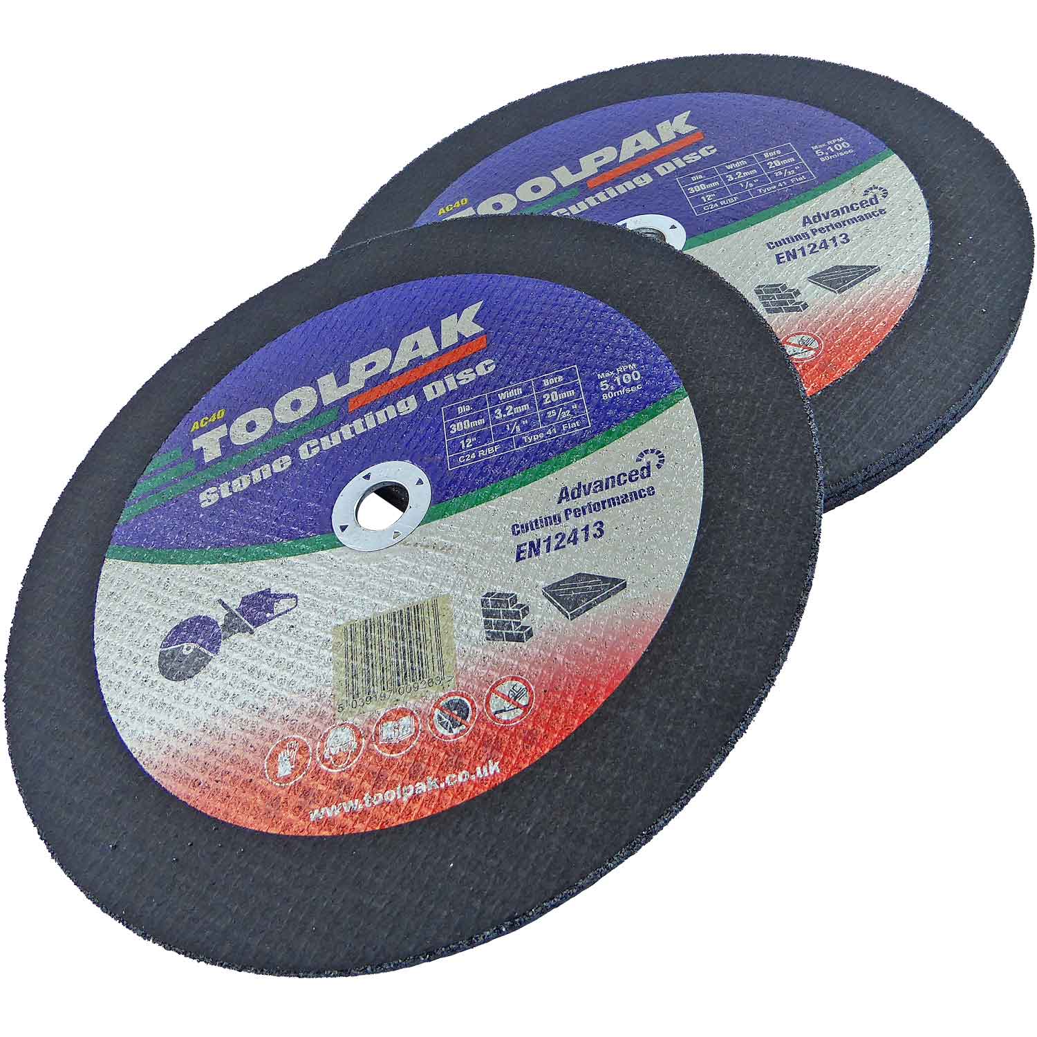 300mm x 3.2mm x 20mm Stone Cutting Disc