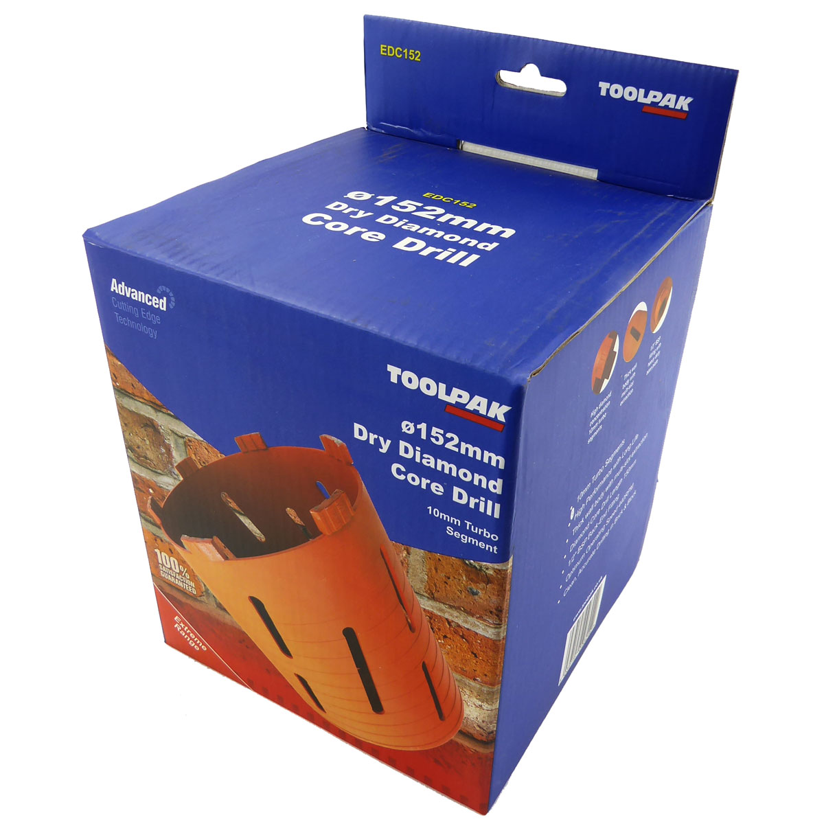 152mm x 150mm Extreme Diamond Core Drill 10mm Turbo Segment