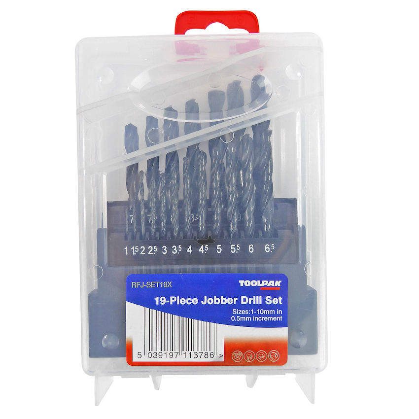 19 Piece HSS Drill Set