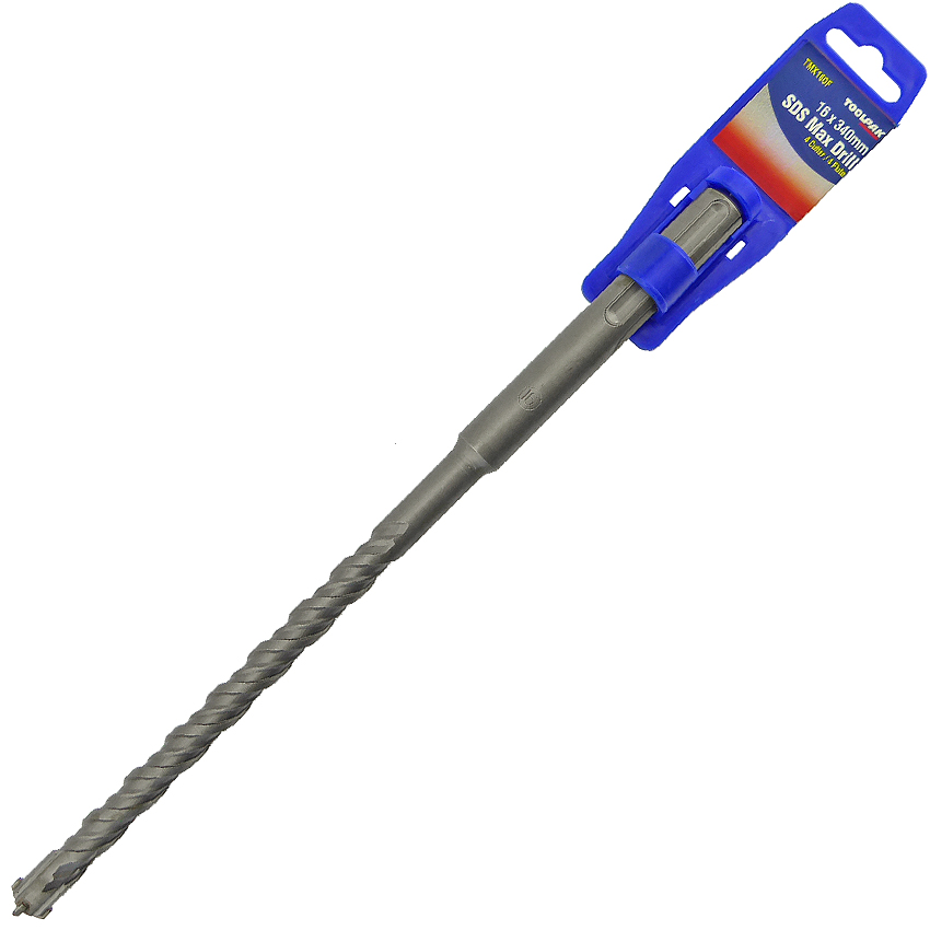 16mm x 340mm SDS Max 4 Cutter Drill Bit