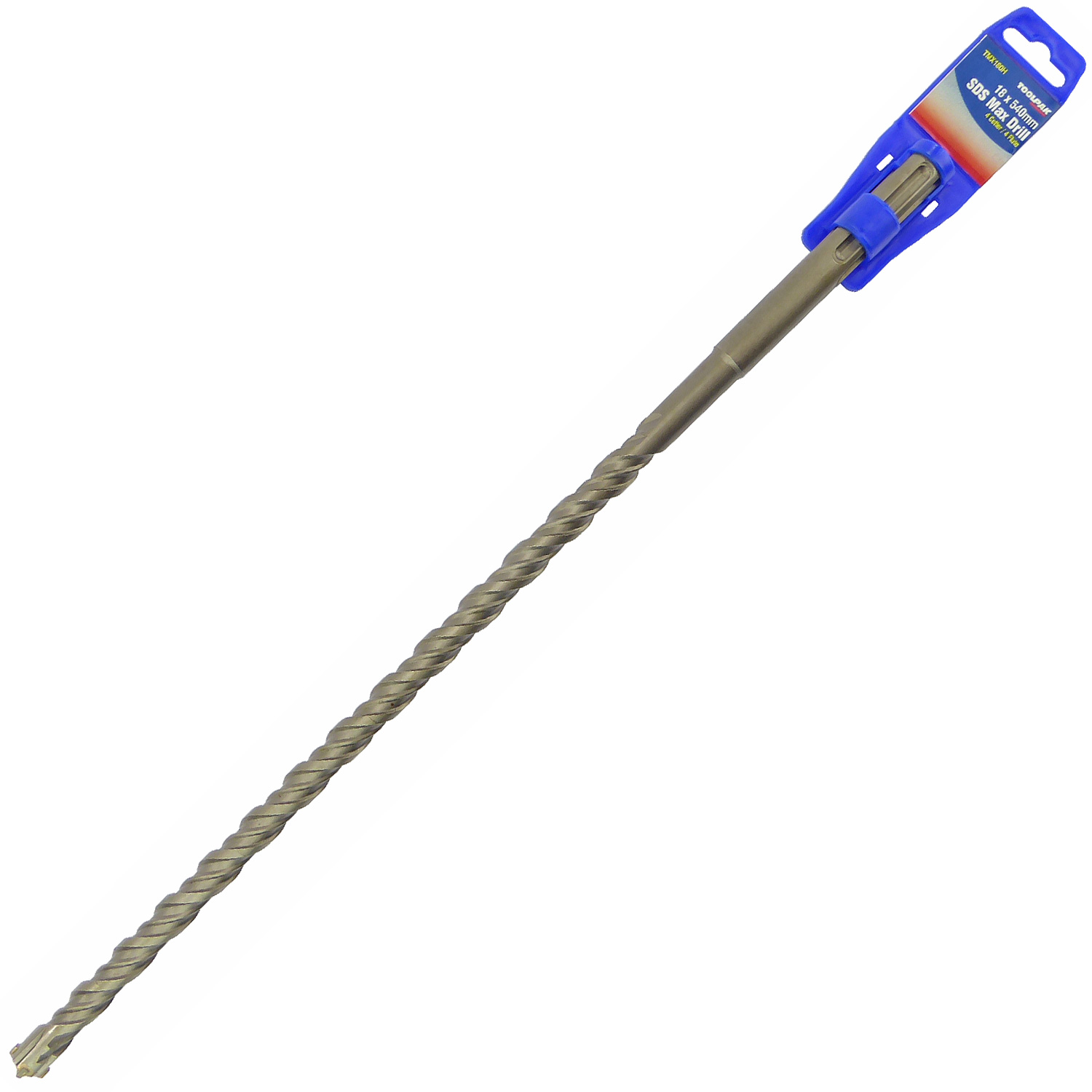 18mm x 540mm SDS Max 4 Cutter Drill Bit