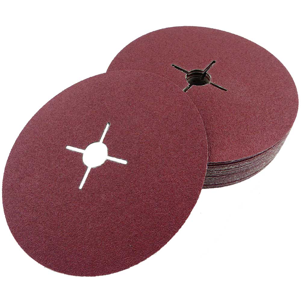 180mm Fibre Sanding Disc 60 Grit