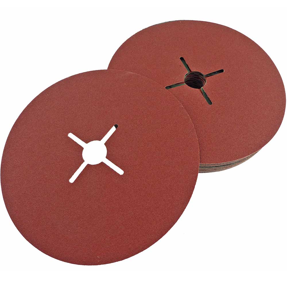 180mm Fibre Sanding Disc 120 Grit